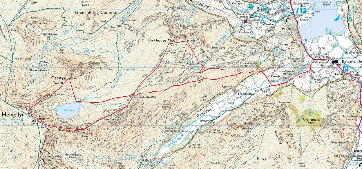 Helvellyn Striding Edge